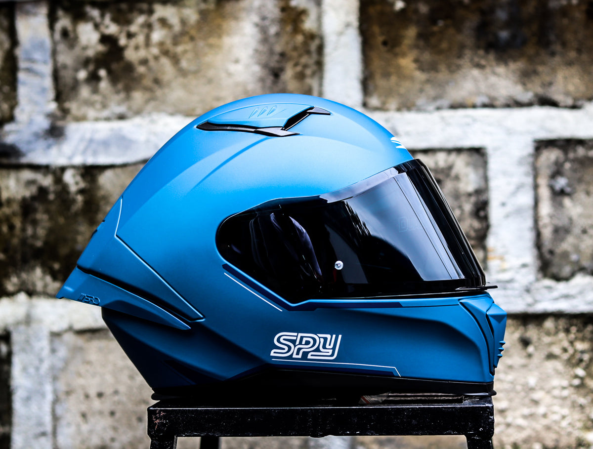 SPYDER STRIKE PD 77FM S MATTE FLASH BLUE V2 DUAL VISOR – Kranos Gears