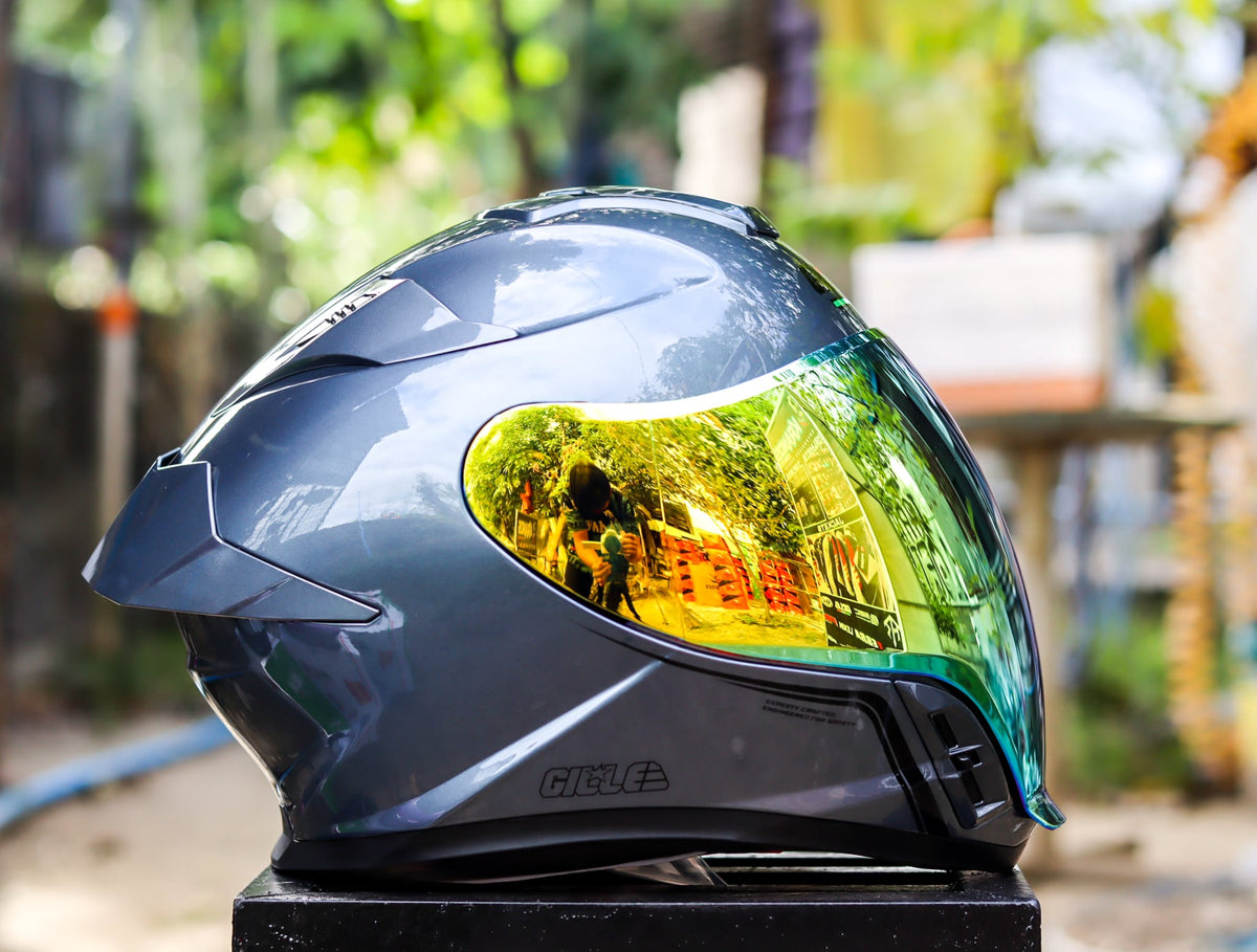 GILLE A5009 PHOENIX GRAY REVO GOLD LENS (DUAL VISOR) – Kranos Gears