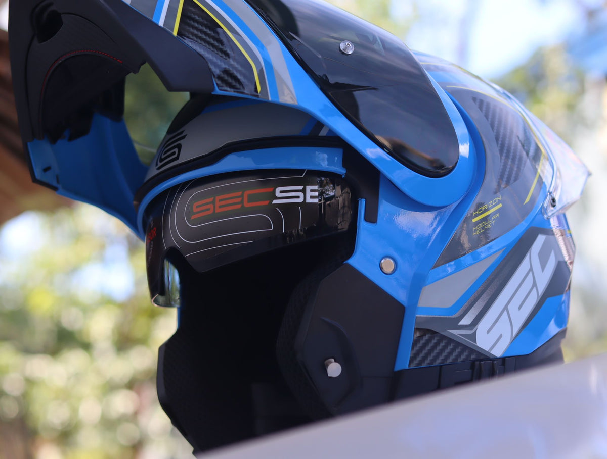 SEC HORIZON - POWER BLUE GRAY YELLOW!! MODULAR WITH FREE CLEAR LENS (D ...