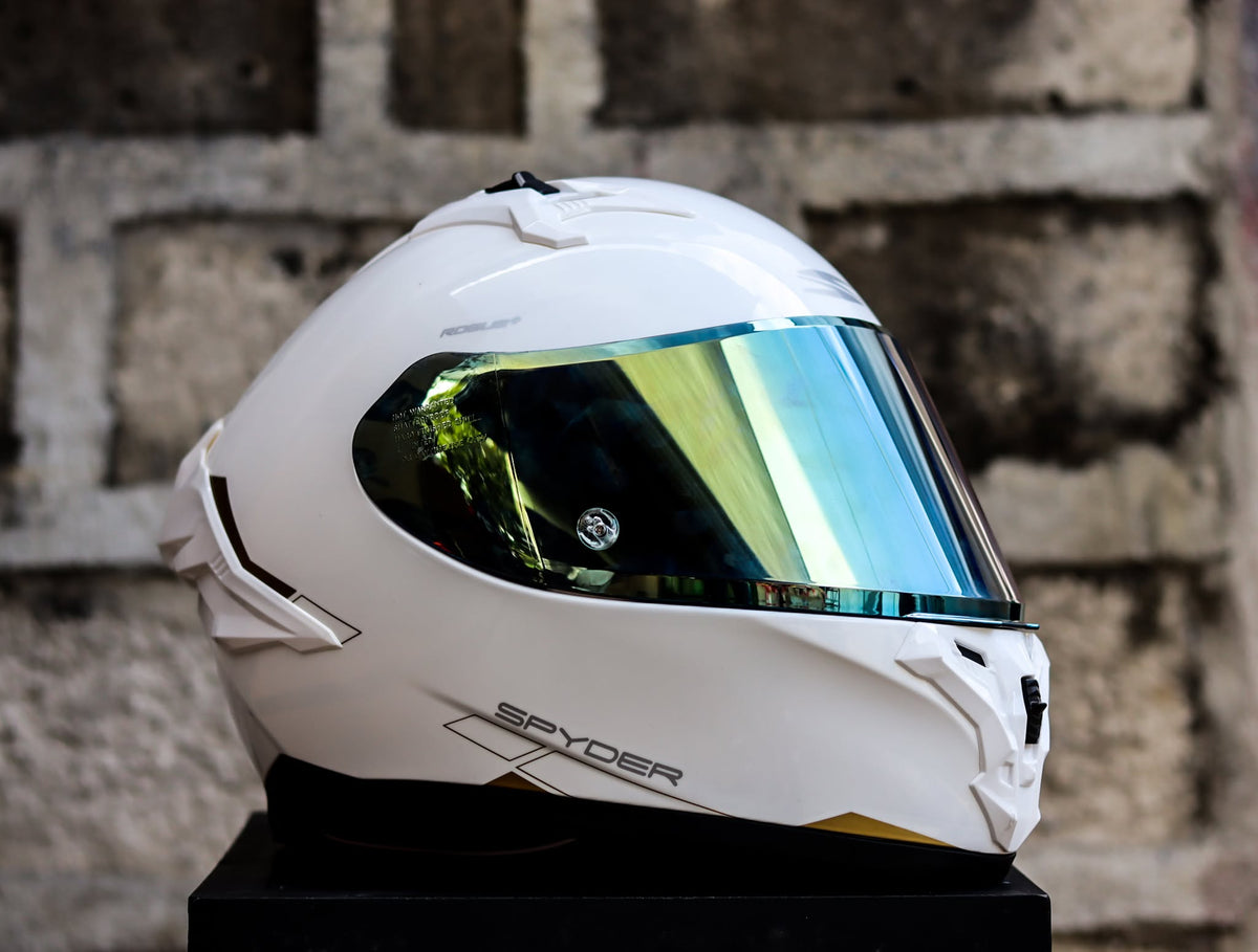 SPYDER ROGUE+ PD 1G01 W GS ARTIC WHITE GOLD SO V2 DUAL VISOR WITH FREE ...