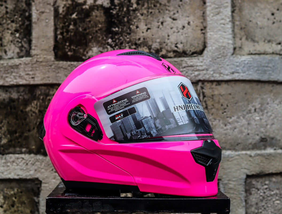 HNJ A119 FLOURESCENT PINK MODULAR DUAL VISOR – Kranos Gears