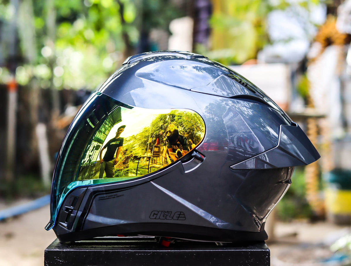 GILLE A5009 PHOENIX GRAY REVO GOLD LENS (DUAL VISOR) – Kranos Gears