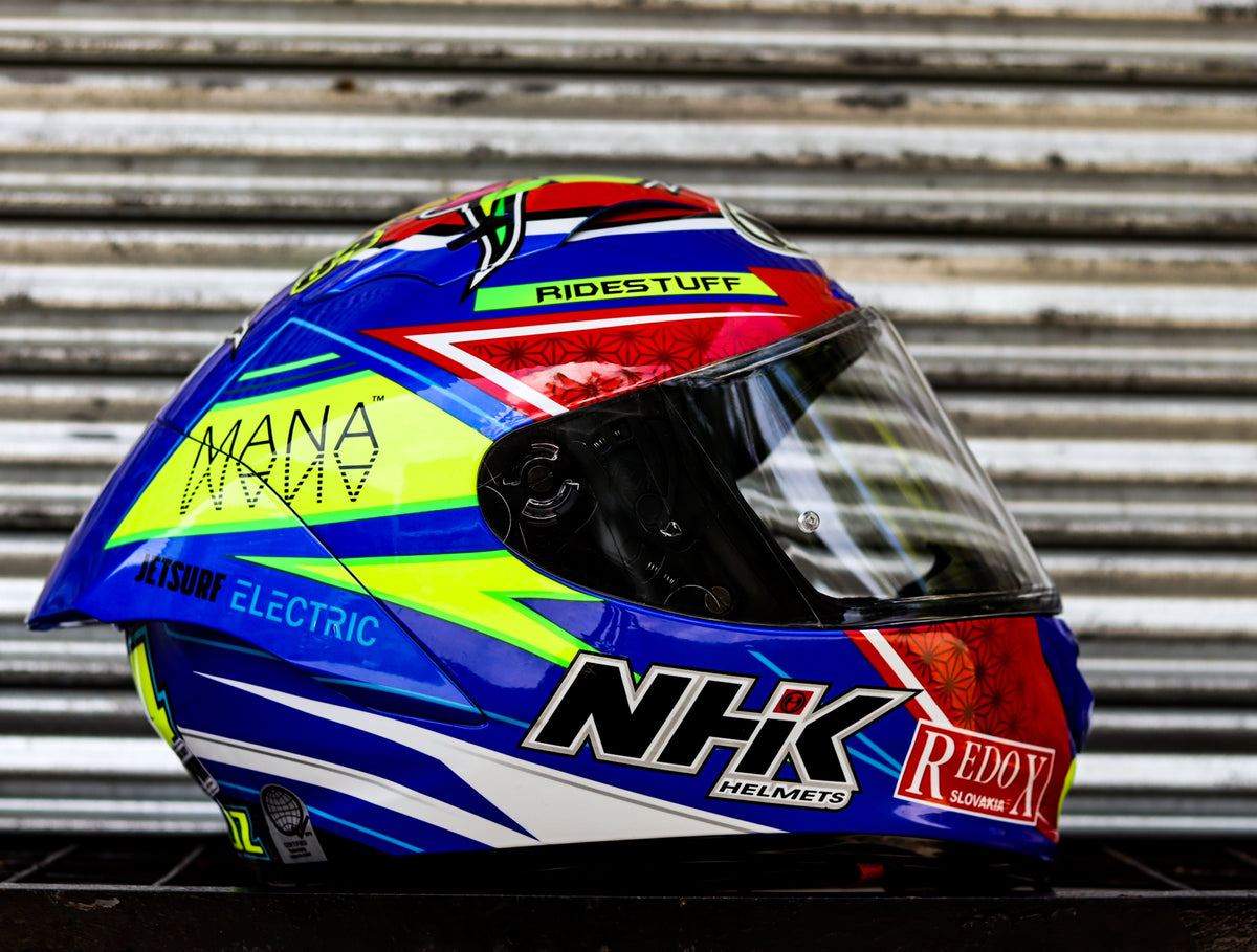 NHK GP R-TECH JAKUB #3 2020 BLUE AQSO/RED SINGLE VISOR – Kranos Gears