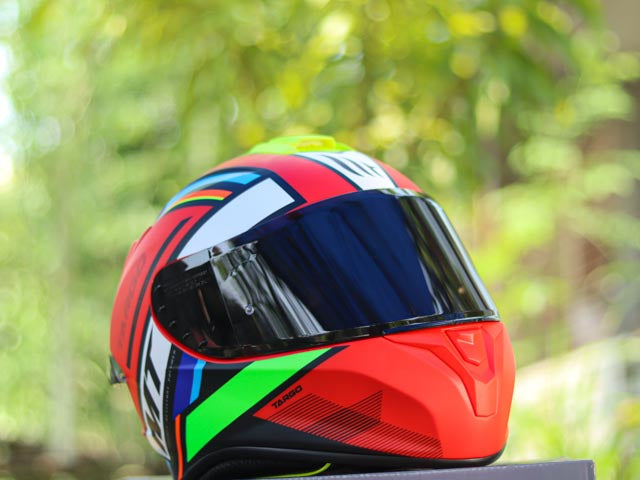 MT TARGO PRO TORVI A5 MATTE FLOUR RED!! WITH FREE CLEAR LENS & SPOILER ...