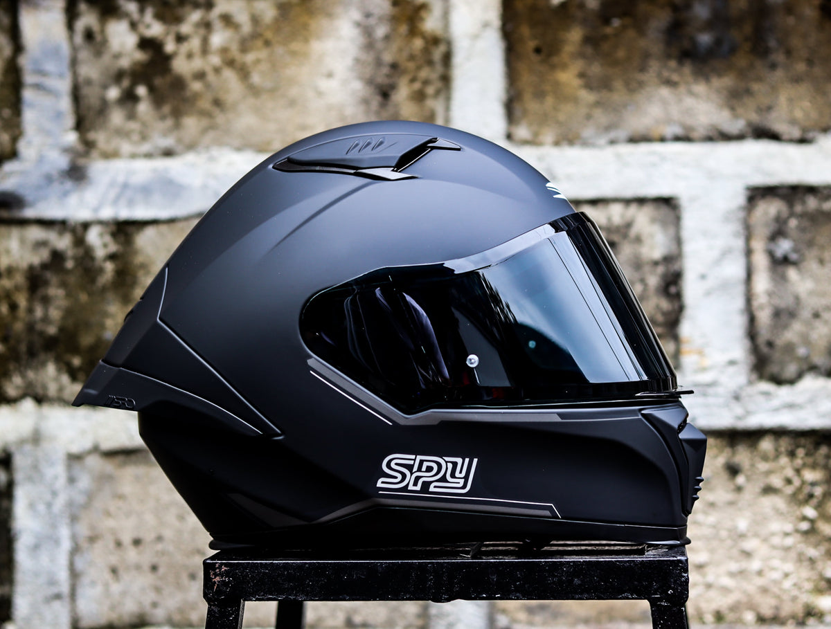 SPYDER STRIKE PD 340M MATTE BLACK GRAY V2 DUAL VISOR – Kranos Gears