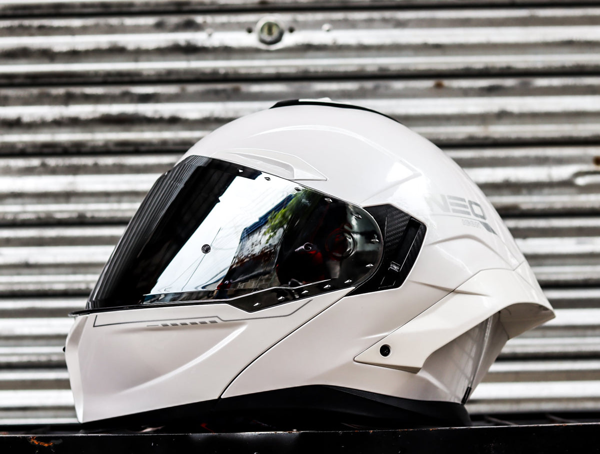 SPYDER NEO ICON PD 1001 SS PEARL WHITE DUAL VISOR WITH FREE CLEAR LENS ...