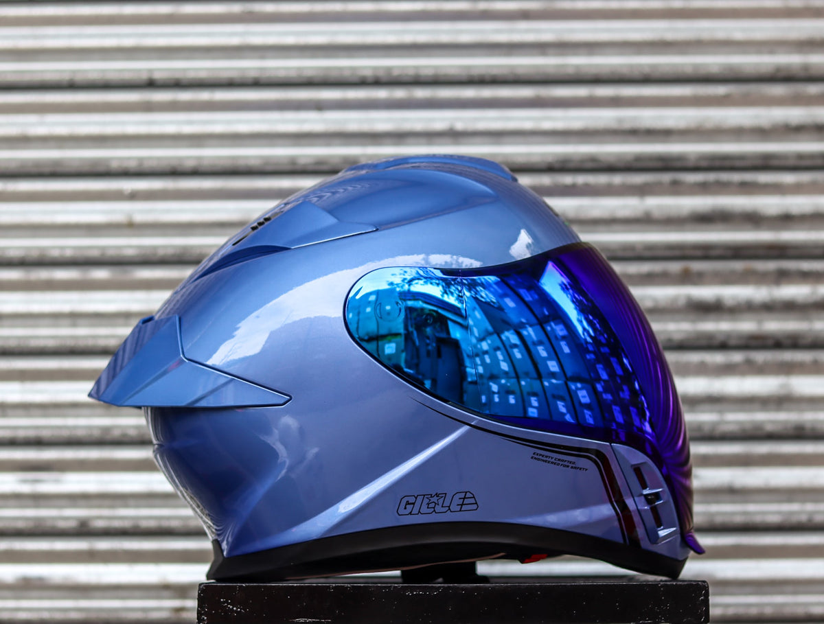 GILLE A5009 PHOENIX BLUE REVO BLUE LENS (DUAL VISOR) – Kranos Gears