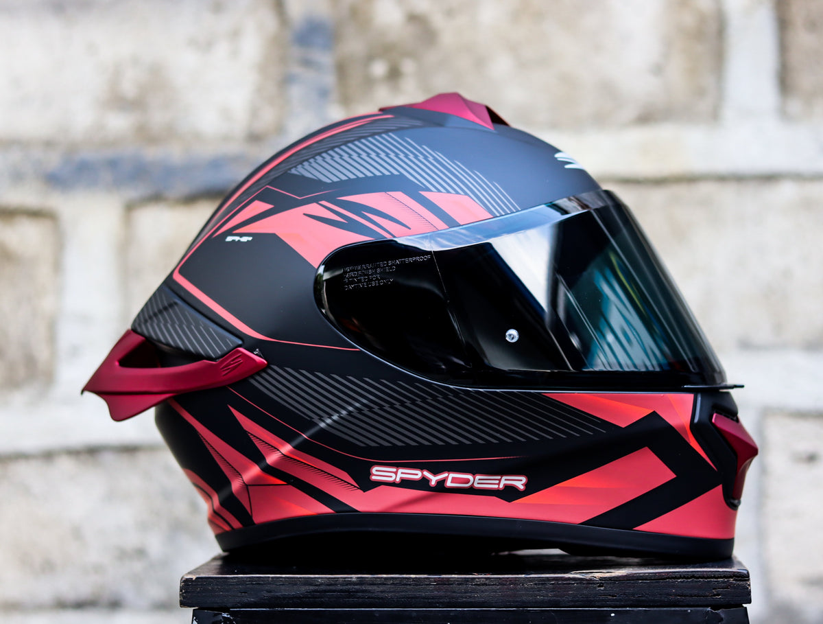 SPYDER SPIKE 2 G 36A1M S MATTE BLACK RED FREE CLEAR LENSE (SINGLE VISO ...