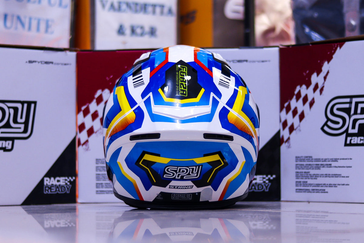 SPYDER SPY STRIKE G 178 SS ARTIC WHITE BLUE WITH FREE CLEAR LENS (SING ...